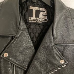 Universal | Jackets & Coats | Official Terminator 2 T2 Leather Jacket ...